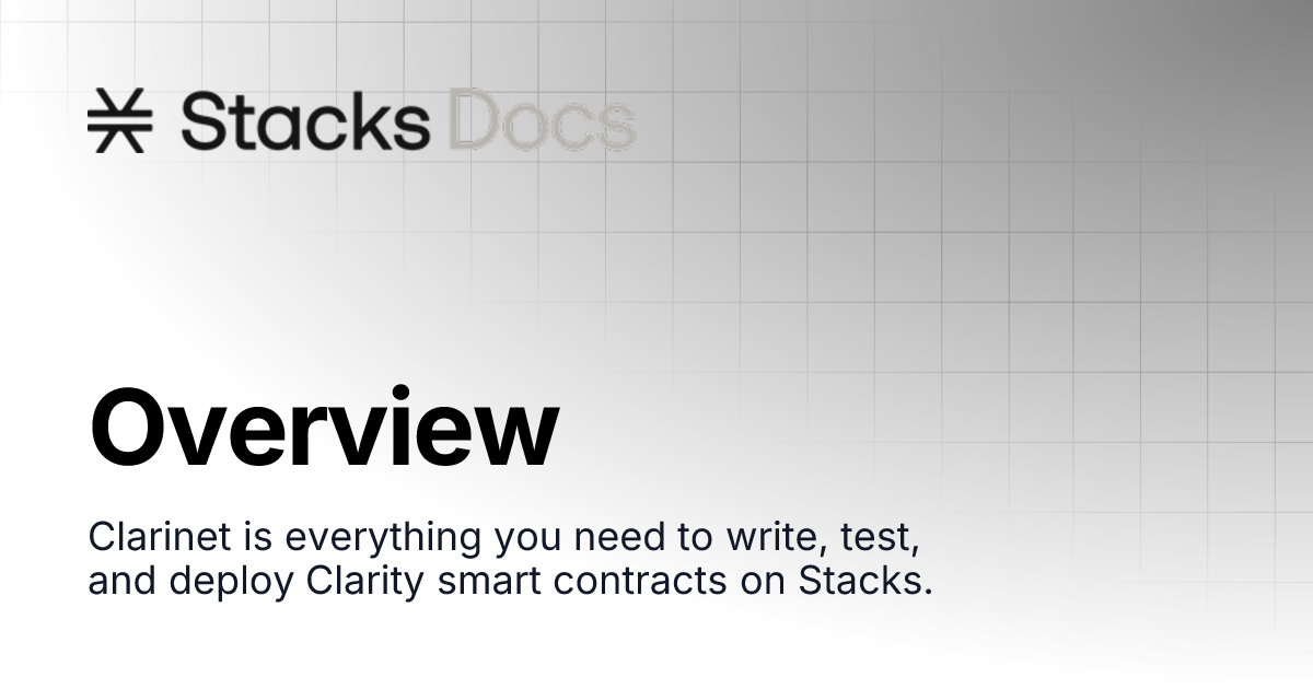 Overview | Stacks Documentation